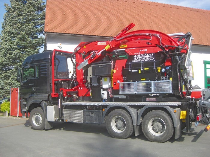 Kompakter Lkw-Hacker