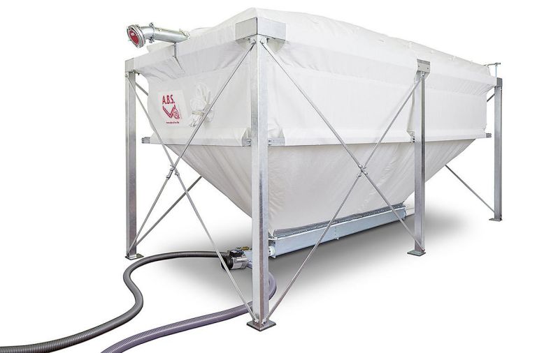 Pelletslagerung in teilbarer Ausführung