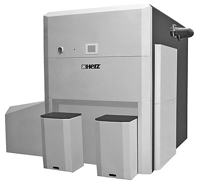 Modulare Hackgut-/Pelletsanlage