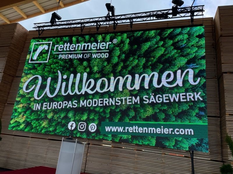 Rettenmeier startet offiziell 1,2 Mio. fm-Sägewerk
